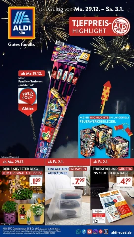 Aldi Süd Prospekt » Angebote & Aktionen der Woche