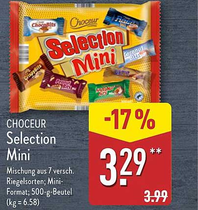 Choceur Selection Mini Angebot bei Aldi Nord - ProspektGuru.de
