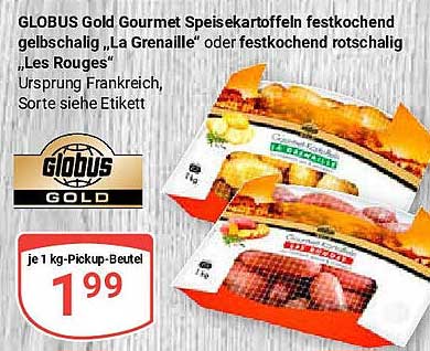 Globus Gold Gourmet Speisekartoffeln Festkochend Angebot bei Globus