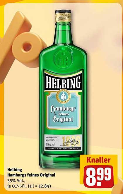 Helbing Hamburgs Feines Original 0,7 L Angebot bei REWE Center ...
