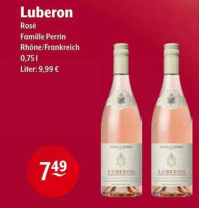 Luberon Rosé - Familie Perrin 0,75 L Angebot bei Getränke Hoffmann ...