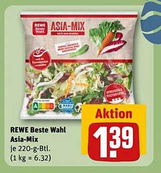 Rewe Beste Wahl Asia-Mix Angebot bei REWE Center