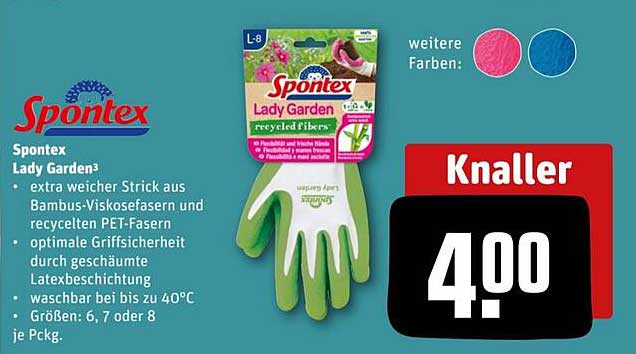 Spontex Lady Garden Gartenhandschuhe Angebot bei REWE Center ...