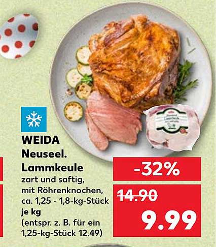 Weida Neuseel. Lammlkeule - Zart Und Saftig Angebot bei Kaufland