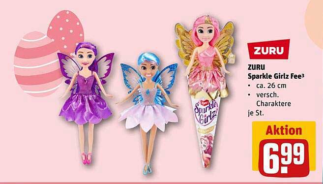 Zuru Sparkle Girlz Fee Angebot bei REWE Center