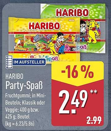 Haribo Party-Spaß Angebot bei Aldi Nord - ProspektGuru.de
