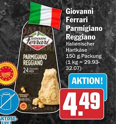 Giovanni Ferrari Parmigiano Reggiano 150 G Angebot bei Hit ...