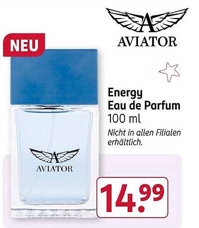 Aviator Energy Eau De Parfum 100 Ml Angebot bei Rossmann - ProspektGuru.de