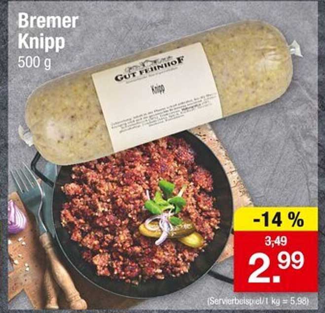 Bremer Knipp 500 G Angebot bei Zimmermann - ProspektGuru.de