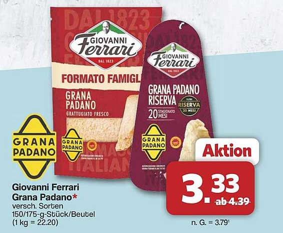 Giovanni Ferrari Grana Padano – Vielfältiger Genuss In Top-Qualität ...