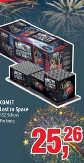 Comet Lost In Space 152 Schuss Packung Angebot bei Markant ...