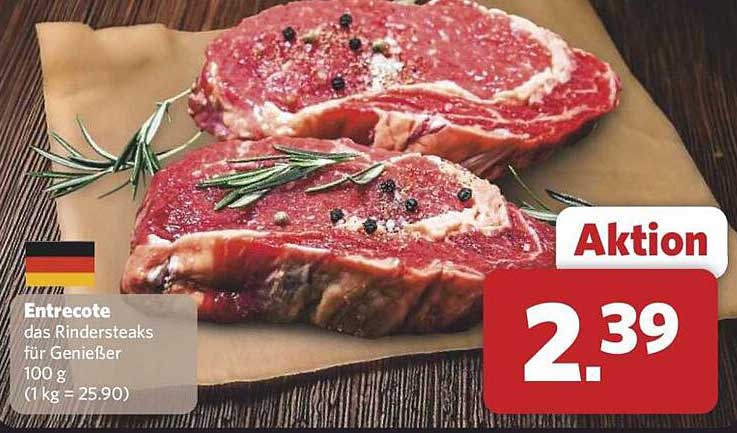 Entrecote Das Rindersteaks Für Genießer Angebot bei Combi - ProspektGuru.de