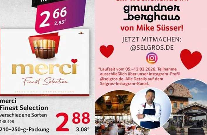Merci Finest Selection Verschiedene Sorten Angebot bei Selgros ...