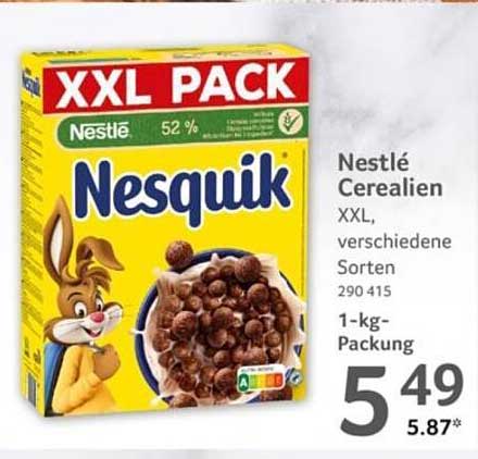 Nestlé Cerealien Xxl, Verschiedene Sorten 290 415 1-Kg-Packung Angebot ...