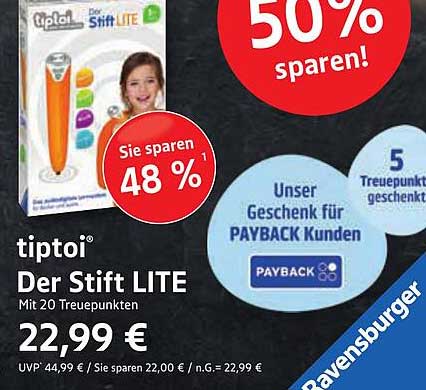 Tiptoi® Der Stift Lite Mit 20 Treuepunkten Angebot bei Edeka ...