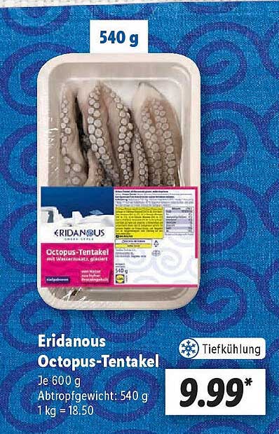 Eridanous Octopus-Tentakel Angebot bei Lidl