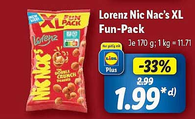 Lorenz Nic Nac's Xl Fun-Pack Angebot bei Lidl