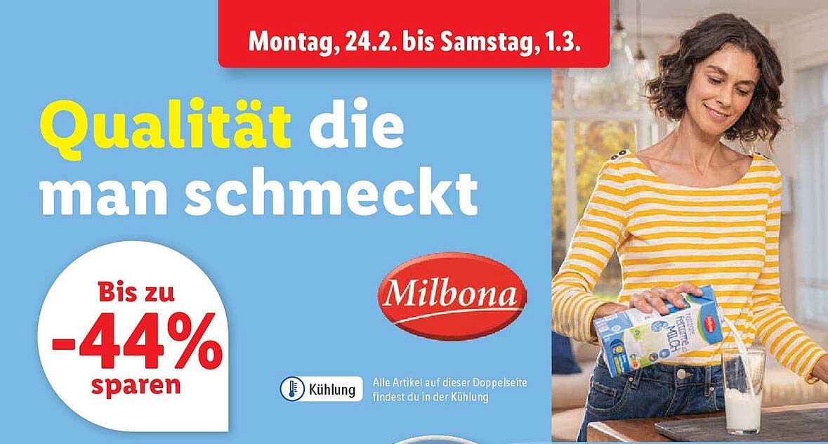 Milbona Angebot bei Lidl