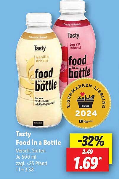 Tasty Food In A Bottle Angebot bei Lidl