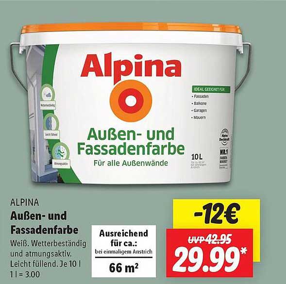 Alpina Weiss 10 L Angebot Lidl