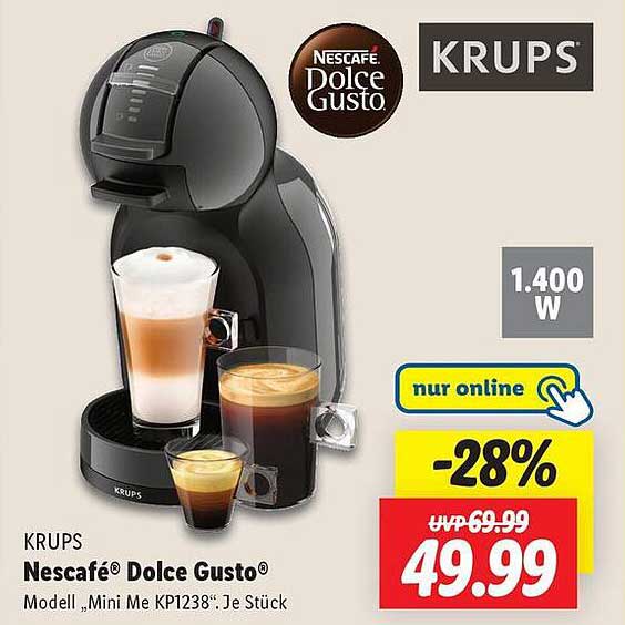 Nescafé® Dolce Gusto® Modell „Mini Me Kp1238“ Angebot bei Lidl