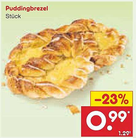 Puddingbrezel Stück Angebot bei Netto Marken-Discount - ProspektGuru.de
