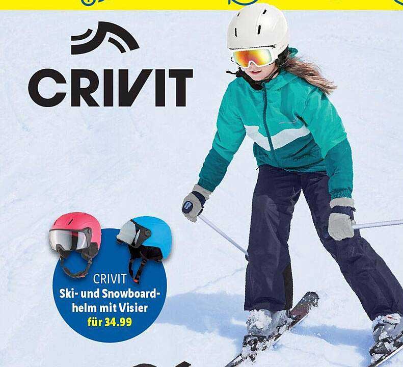 Crivit Ski- Und Snowboard-Helm Mit Visier Angebot bei Lidl ...