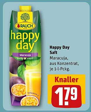 Happy Day Saft Angebot bei REWE Center