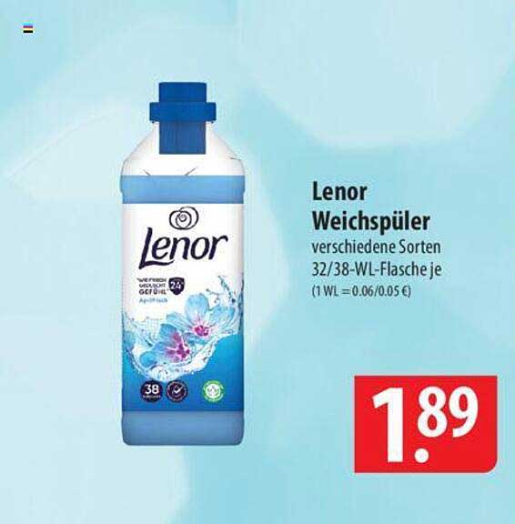 Wunderschãne Lenor Weichspã¼ler Angebot Ebenbild