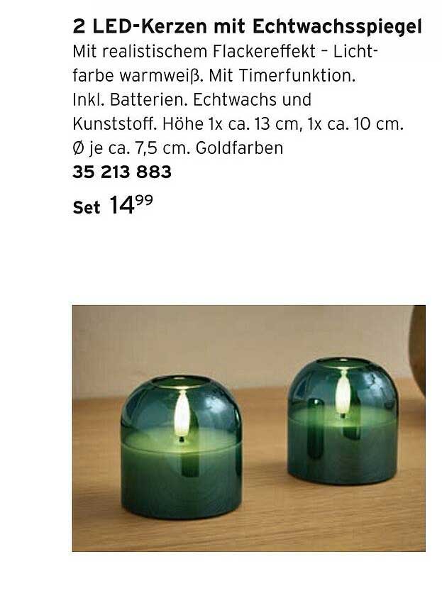 Spannende Led Kerzen Tchibo Bild