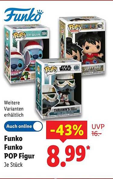 Funko Funko Pop Figur Angebot bei Lidl - ProspektGuru.de