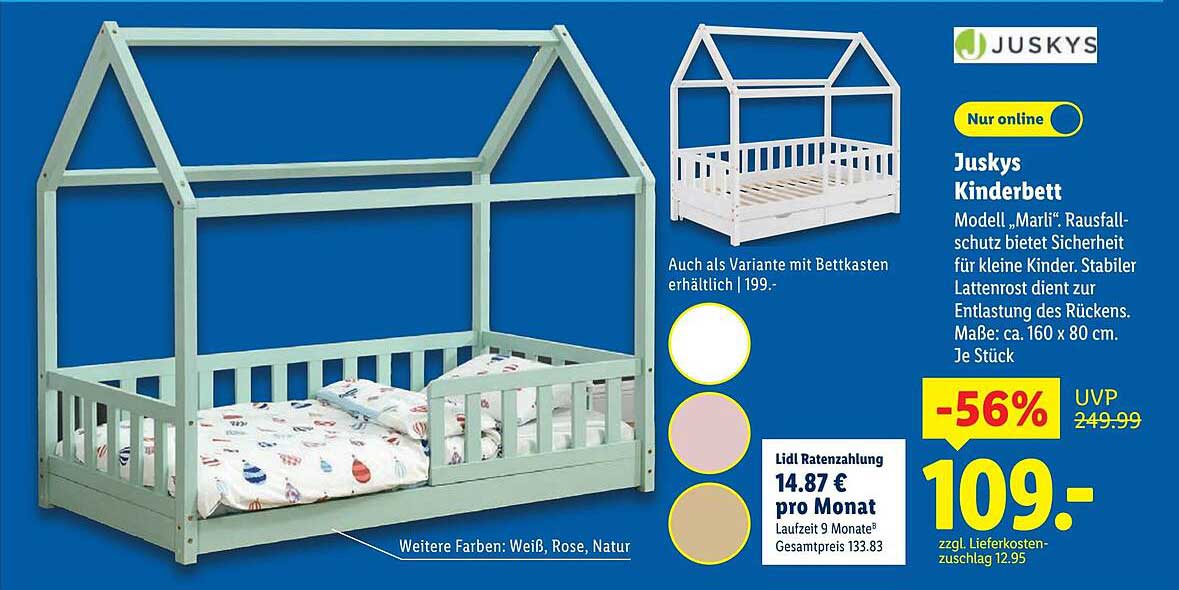 Wunderschne Juskys Kinderbett Marli Bild