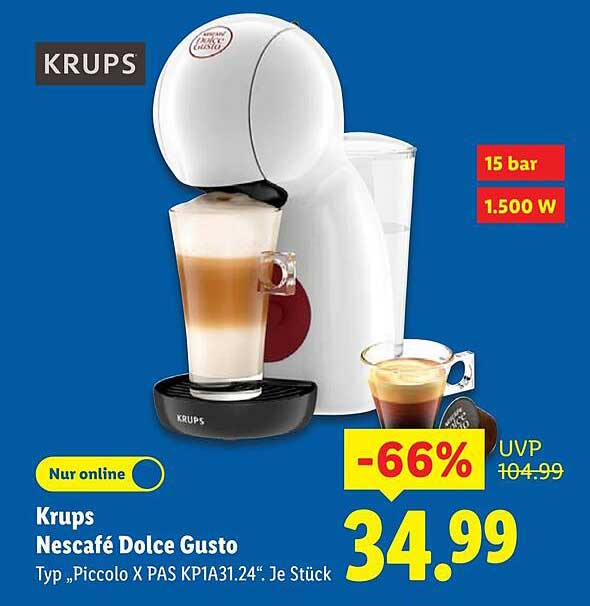 Krups Nescafé Dolce Gusto Typ „Piccolo X Pas Kpia31.24“ Angebot bei ...
