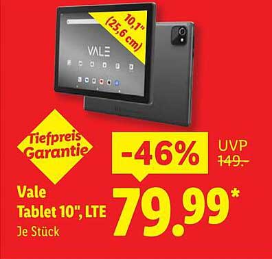 Vale 12,6"-Oled-Tablet Mit Lte Angebot bei Lidl - ProspektGuru.de