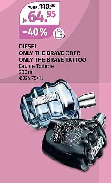 Diesel Only The Brave Oder Only The Brave Tattoo Eau De Toilette 200 Ml ...