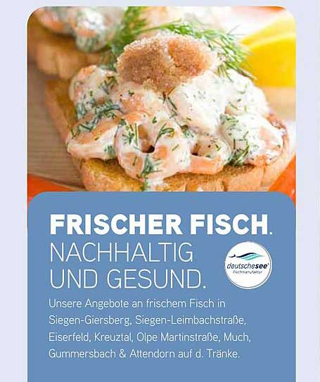 Frischer Fisch. Nachhaltig Und Gesund. Angebot bei Dornseifer ...