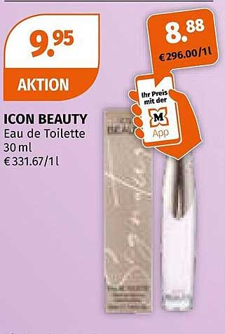 Icon Beauty Eau De Toilette 30 Ml Angebot bei Müller - ProspektGuru.de