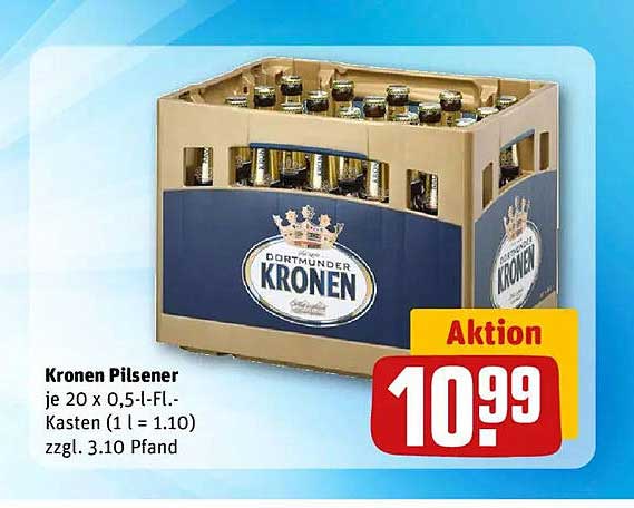 Kronen Pilsener Angebot bei REWE Kaufpark - ProspektGuru.de