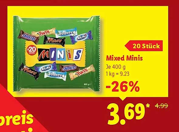 Mixed Minis Angebot bei Lidl - ProspektGuru.de