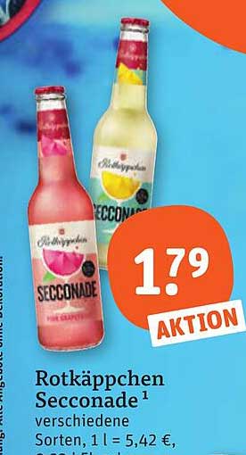 Rotkäppchen Secconade Verschiedene Sorten Angebot bei tegut ...