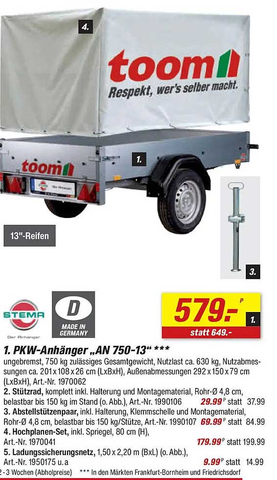 Toom Baumarkt Anhanger