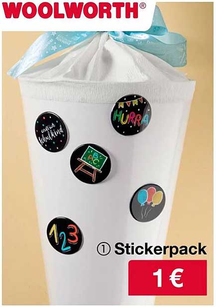 Stickerpack Angebot bei Woolworth - ProspektGuru.de