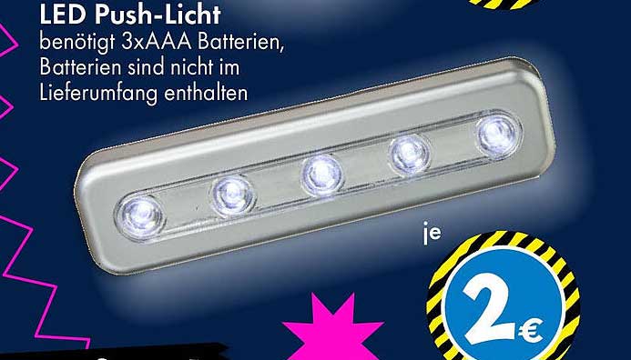 Led Push-Licht Angebot bei TEDi