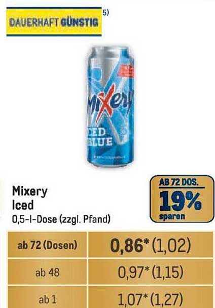 Mixery Iced Angebot bei METRO