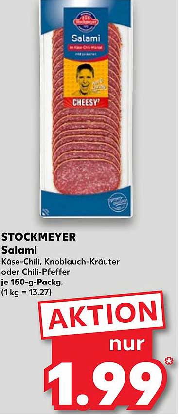 Stockmeyer Salami Angebot bei Kaufland