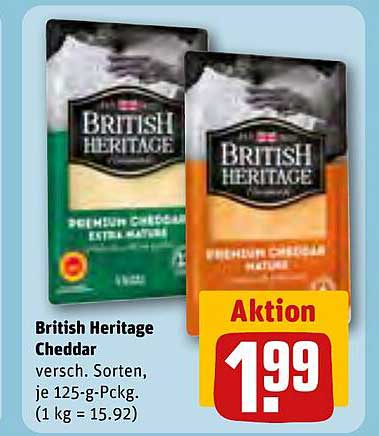 British Heritage Cheddar Angebot bei REWE Center