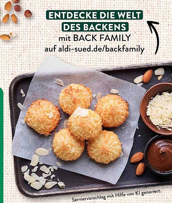 Entdecke Die Welt Des Backens Mit Back Family Angebot bei Aldi Süd ...