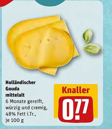 Holländischer Gouda Mittelalt Angebot bei REWE Center