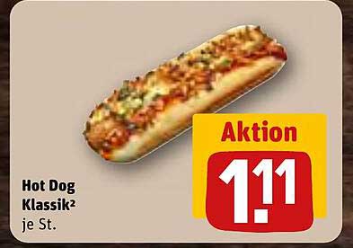 Hot Dog Klassik Angebot bei REWE