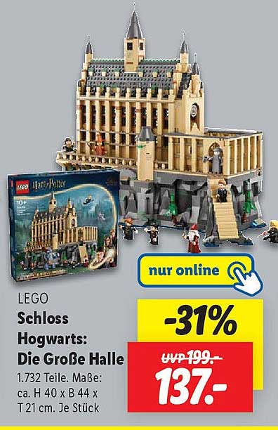 Schloss Hogwarts: Die Große Halle Angebot bei Lidl